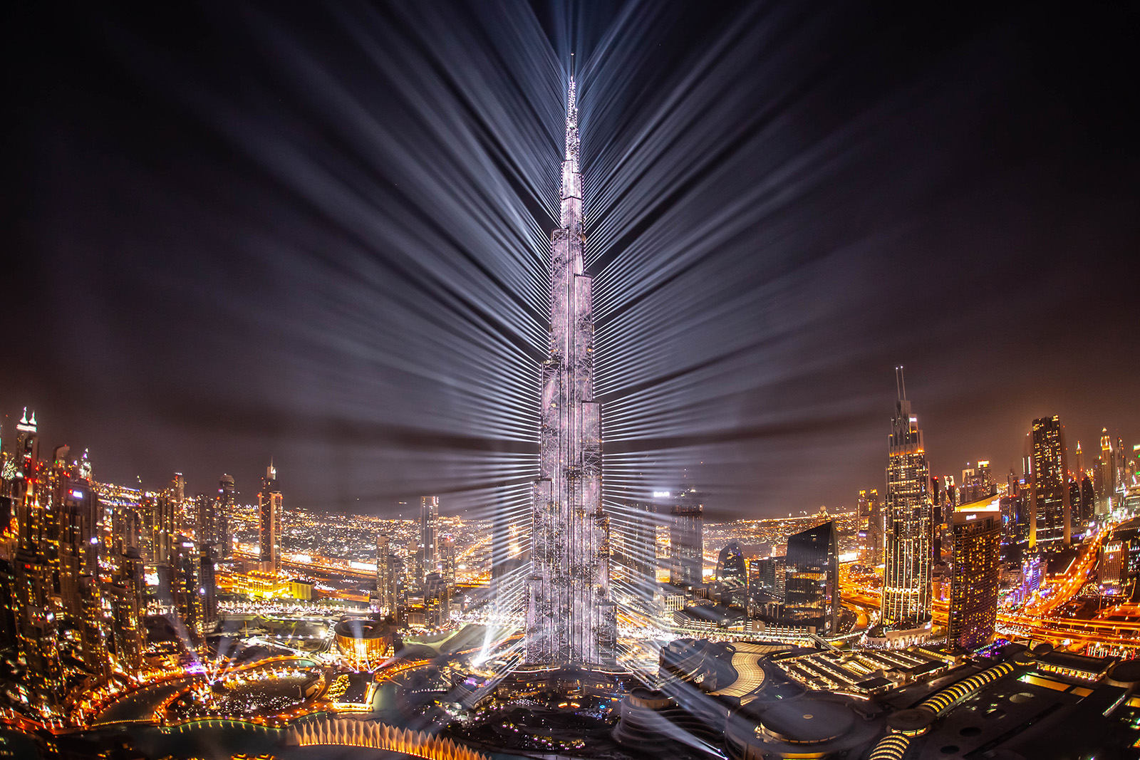 light up dubai Burj Khalifa • bright! studios
